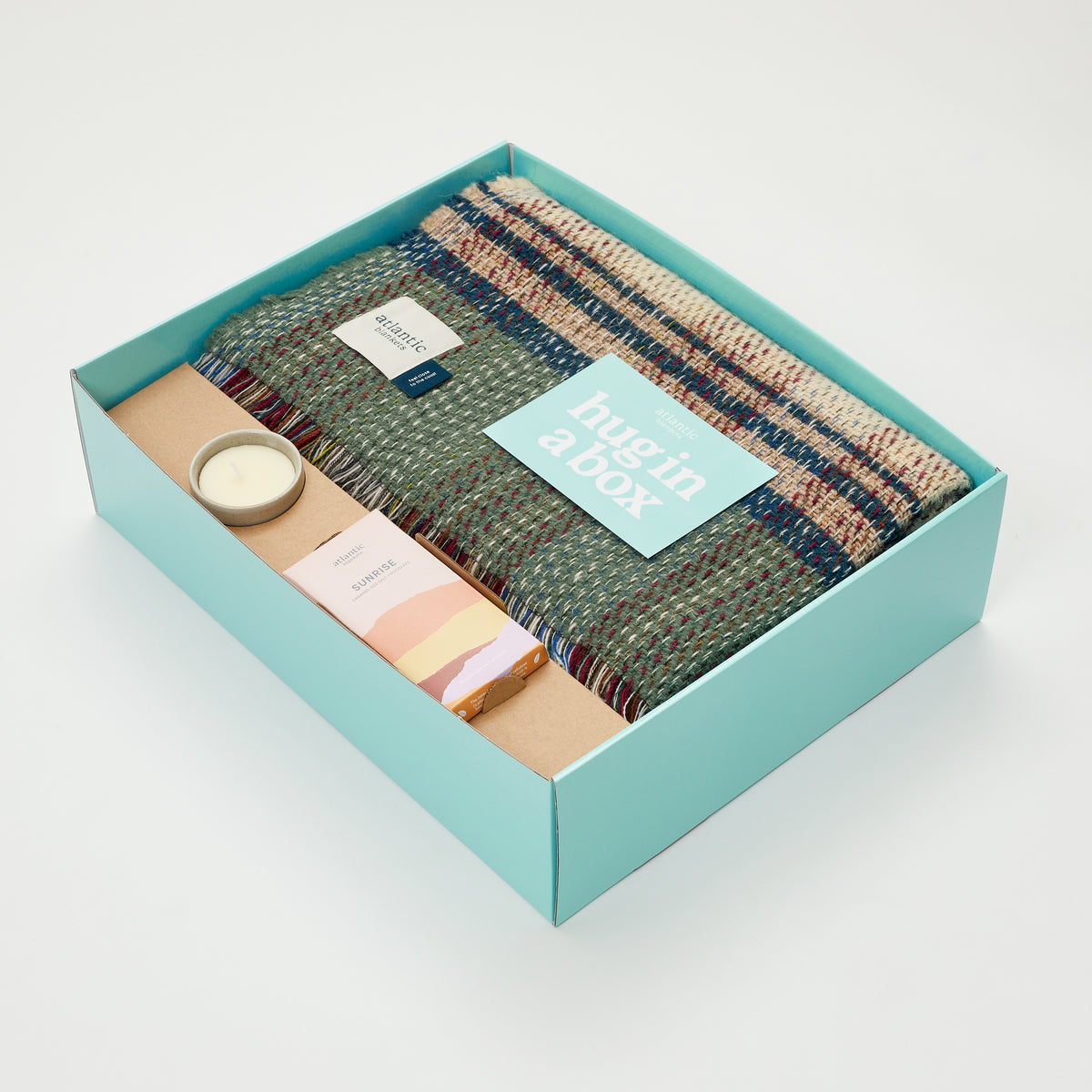 Hug in a Box Gift Set | Recycled Wool | Atlantic Blankets