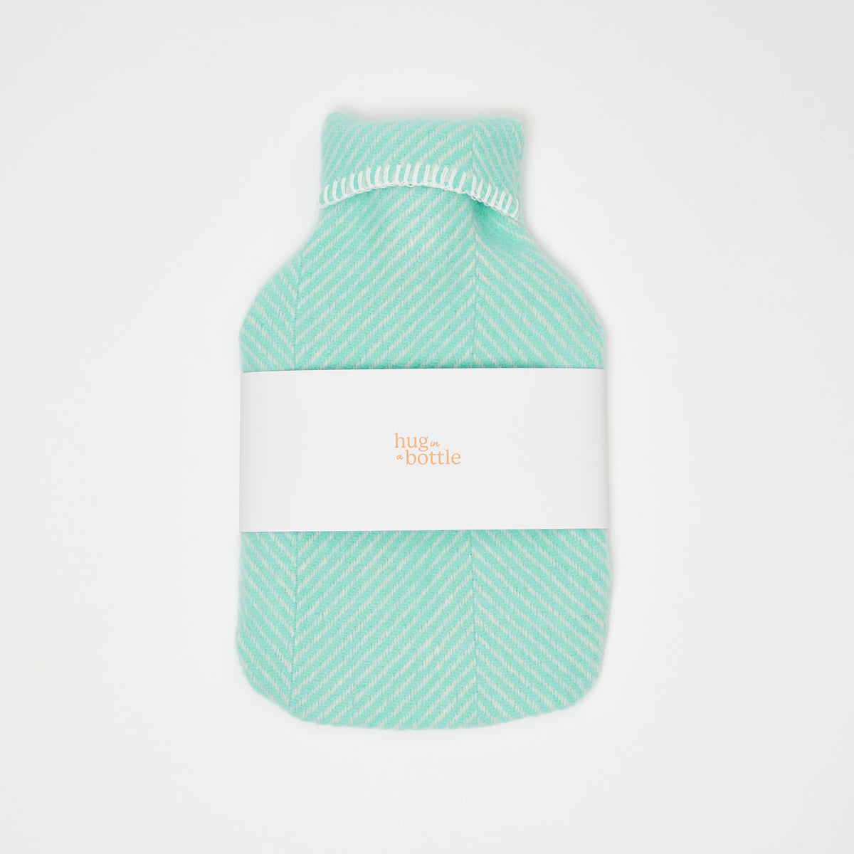 Hug in a Bottle - Wool Hot Water Bottle, Seaglass Mint – Atlantic Blankets